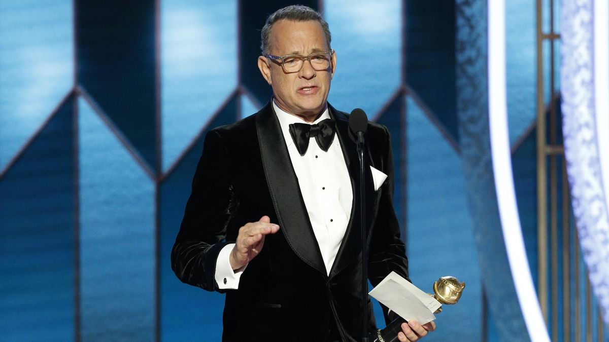 Tom Hanks elsírta magát a Golden Globe-gálán, miközben családját ...