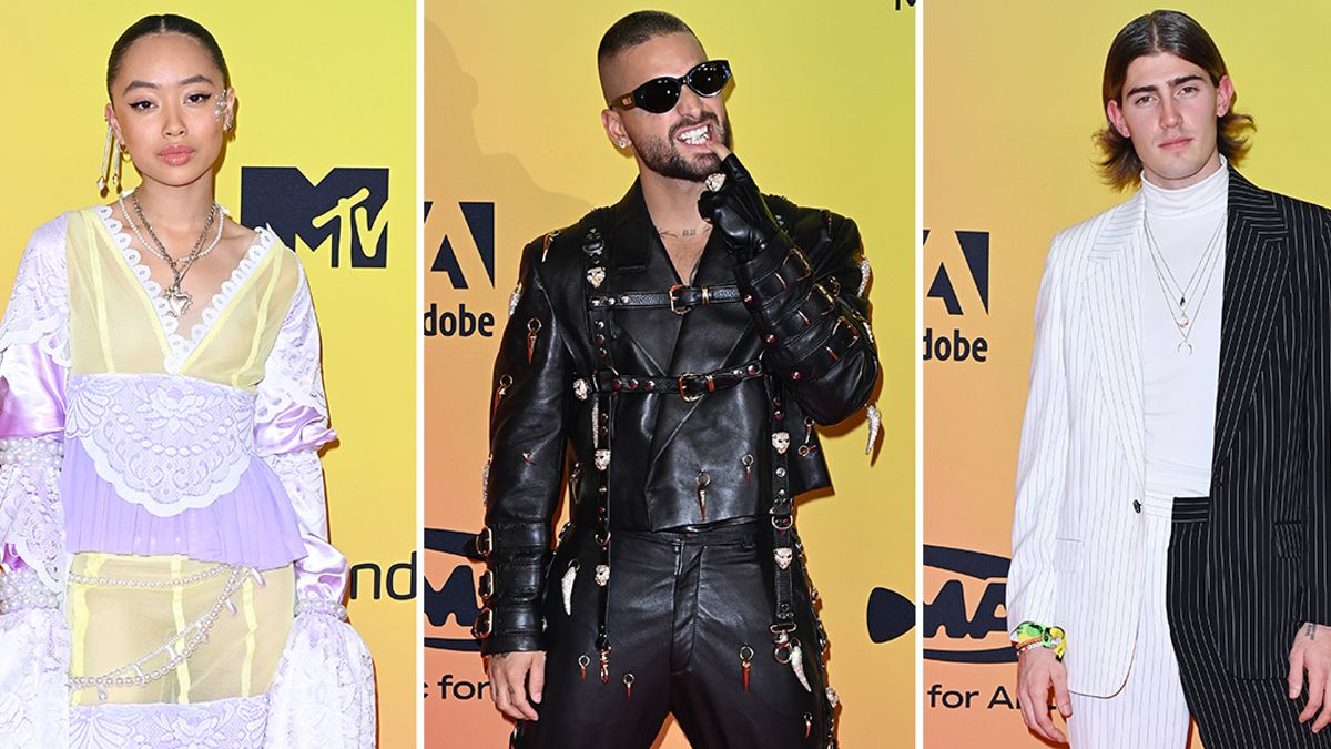 MTV EMA 2021: extrém szerelésben vonultak a sztárok, Maluma ...