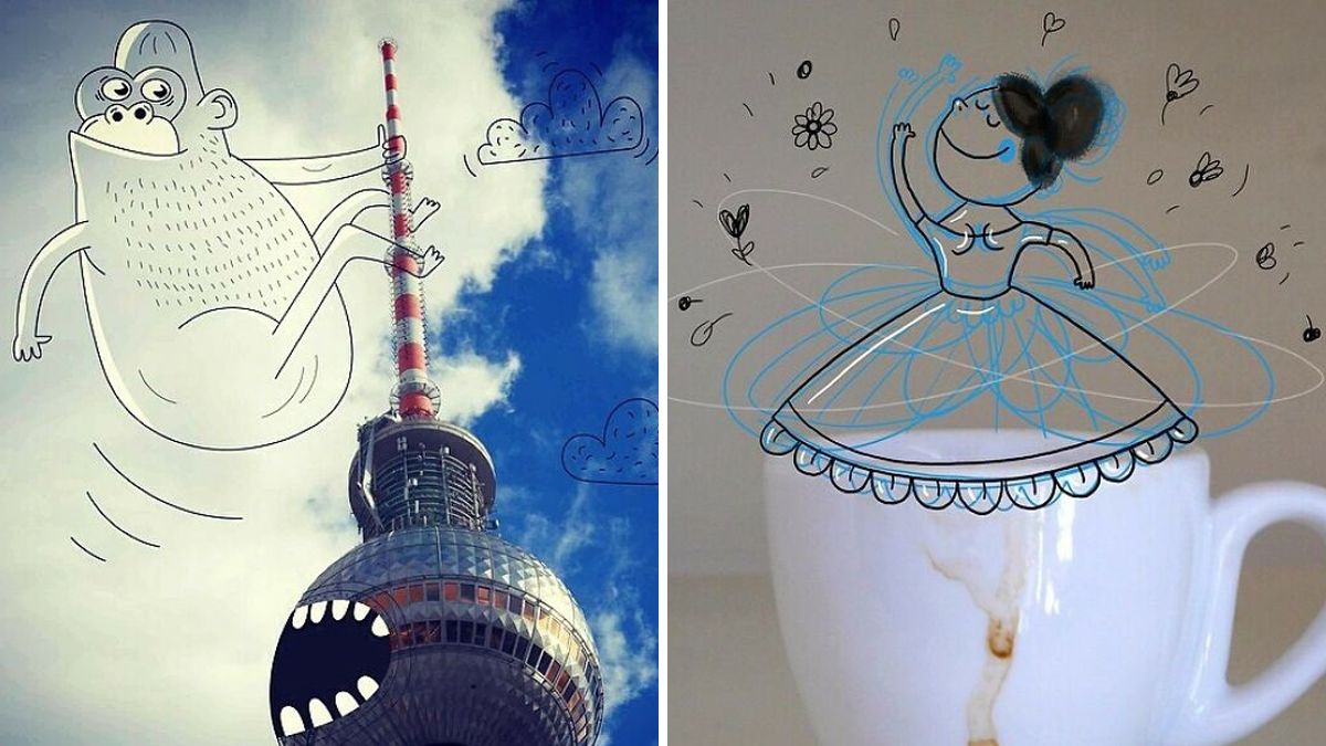 Egyszerű tárgyakból döbbenetes rajzok készülnek - Galéria - Life